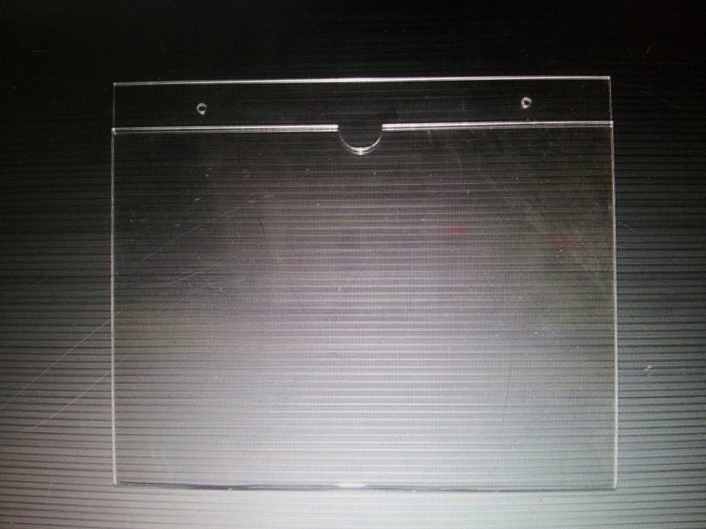 Porta Hoja Tamaño OFICIO pared doblado Porta Grafica Muro Acrilico 2